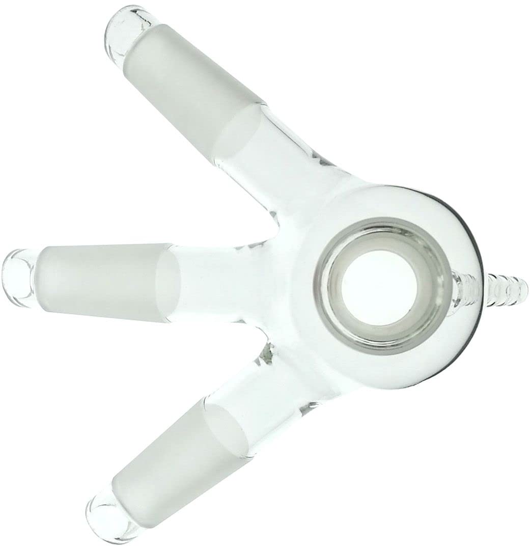 DONLAB DST-03 ASTM STD Glass Cow-Type Distillation Receiver 105°with 1